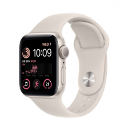 APPLE WATCH SE GPS 40MM STARLIGHT ALUMINIUM CASE WITH STARLIGHT SPORT ...