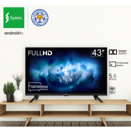 Syinix 43" LED FULL HD SMART TV + Free Itel Extension Socket